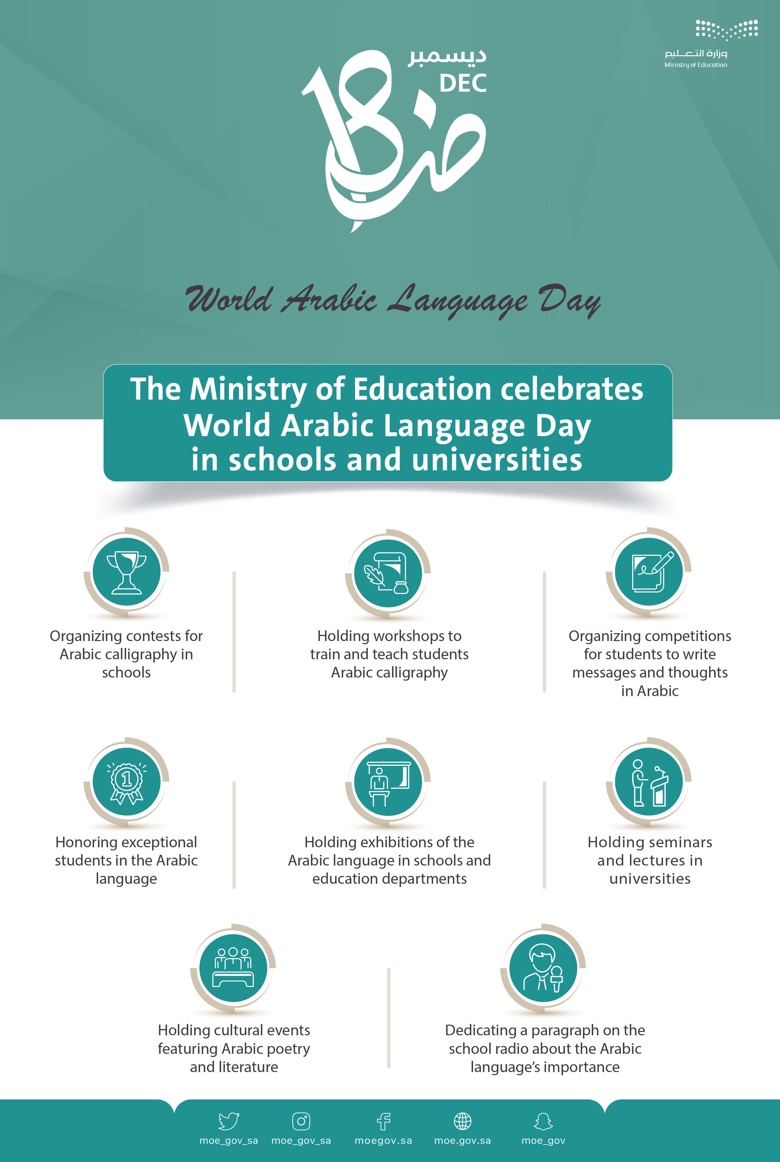 Ministry of Education | The Ministry of Education celebrates World ...